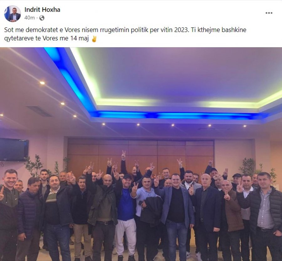 Indrit Hoxha nis fushatën: Në 14 maj t'i kthejm - Syri | Lajmi i fundit