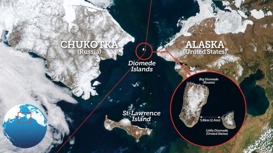 Dy ishujt Diomede – Dy Botë, 4 kilometra larg f - Syri | Lajmi i fundit