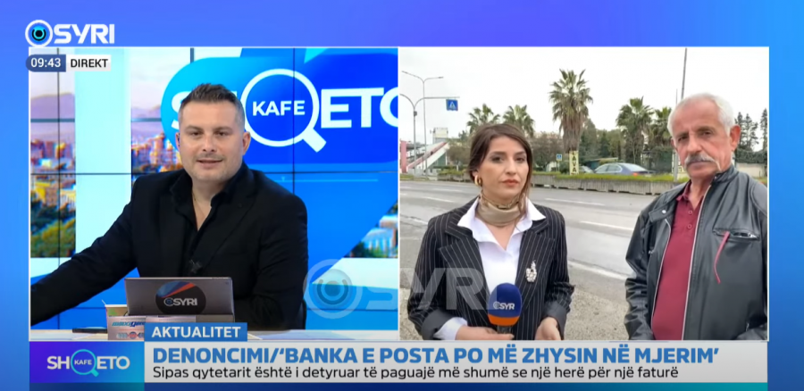 Denoncimi/ Qytetari: Banka dhe posta po më zhysin - Syri | Lajmi i fundit